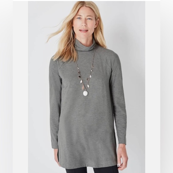 J. Jill | Tops | J Jill Luxe Tunic Turtleneck | Poshmark